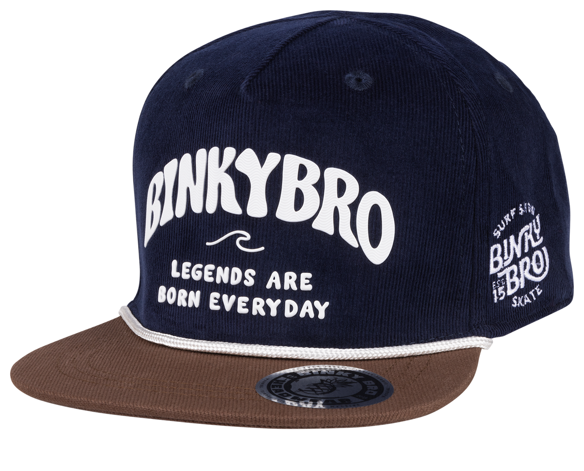 Boomer Snapback Hat | Blue Cotton | BinkyBro | Infant to Adult Sizes ...