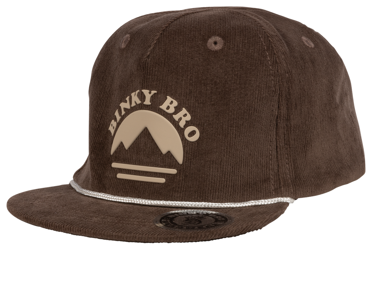 Rocky Point Snapback | Cream Logo | Dark Brown Corduroy | Infant ...