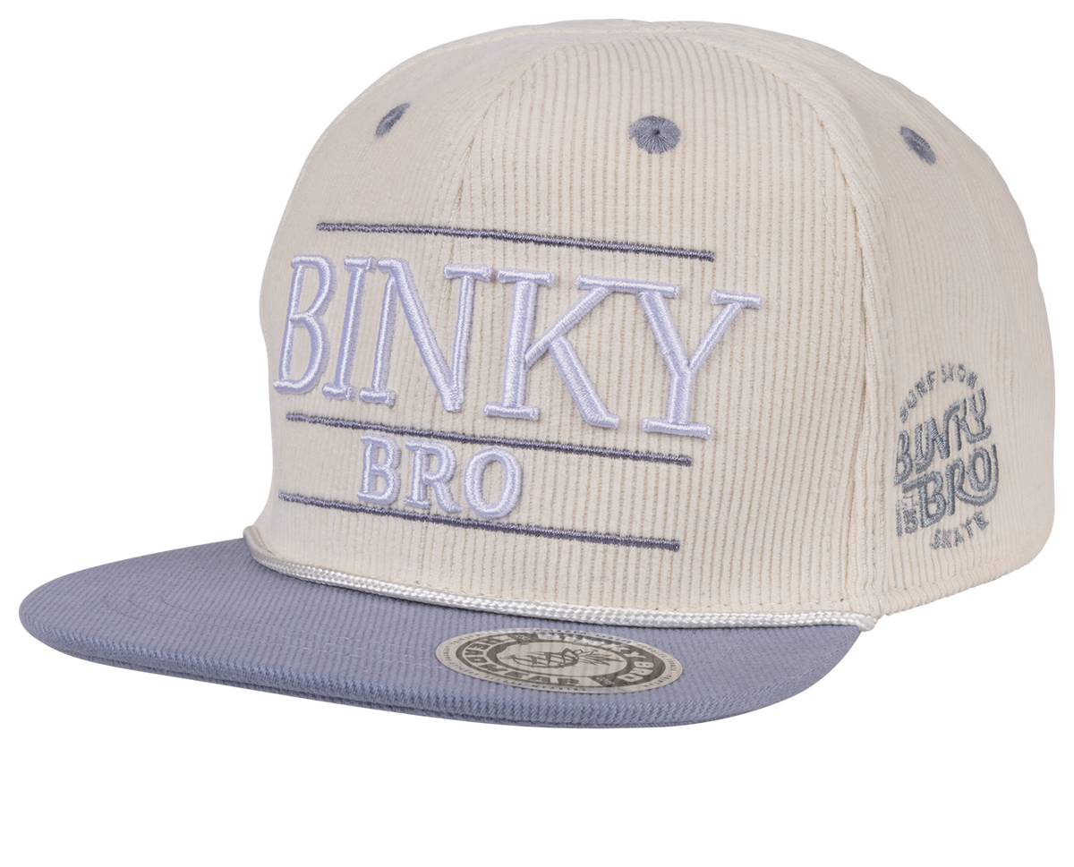 Surge Cream Corduroy Snapback Hat | Branded BinkyBro Logo | 100% Cotton ...